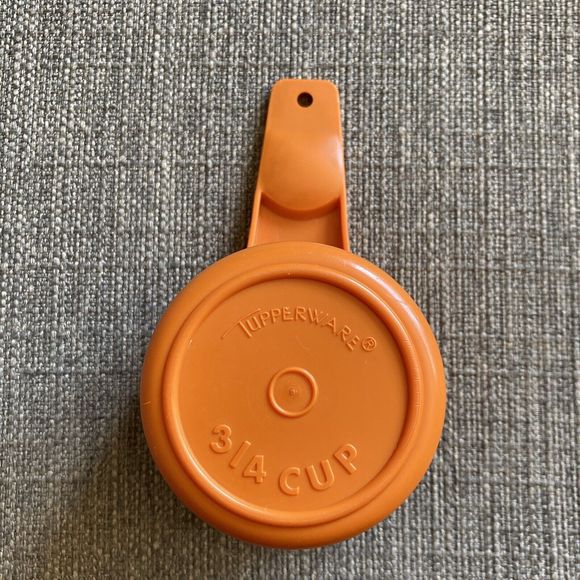 Tupperware | Kitchen | Vintage Deep Orange Tupperware Measuring Cup ...